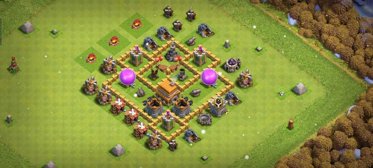 40+ Best Town Hall 5 Base Designs (2025) War, Farming, Hybrid, Trophy ...