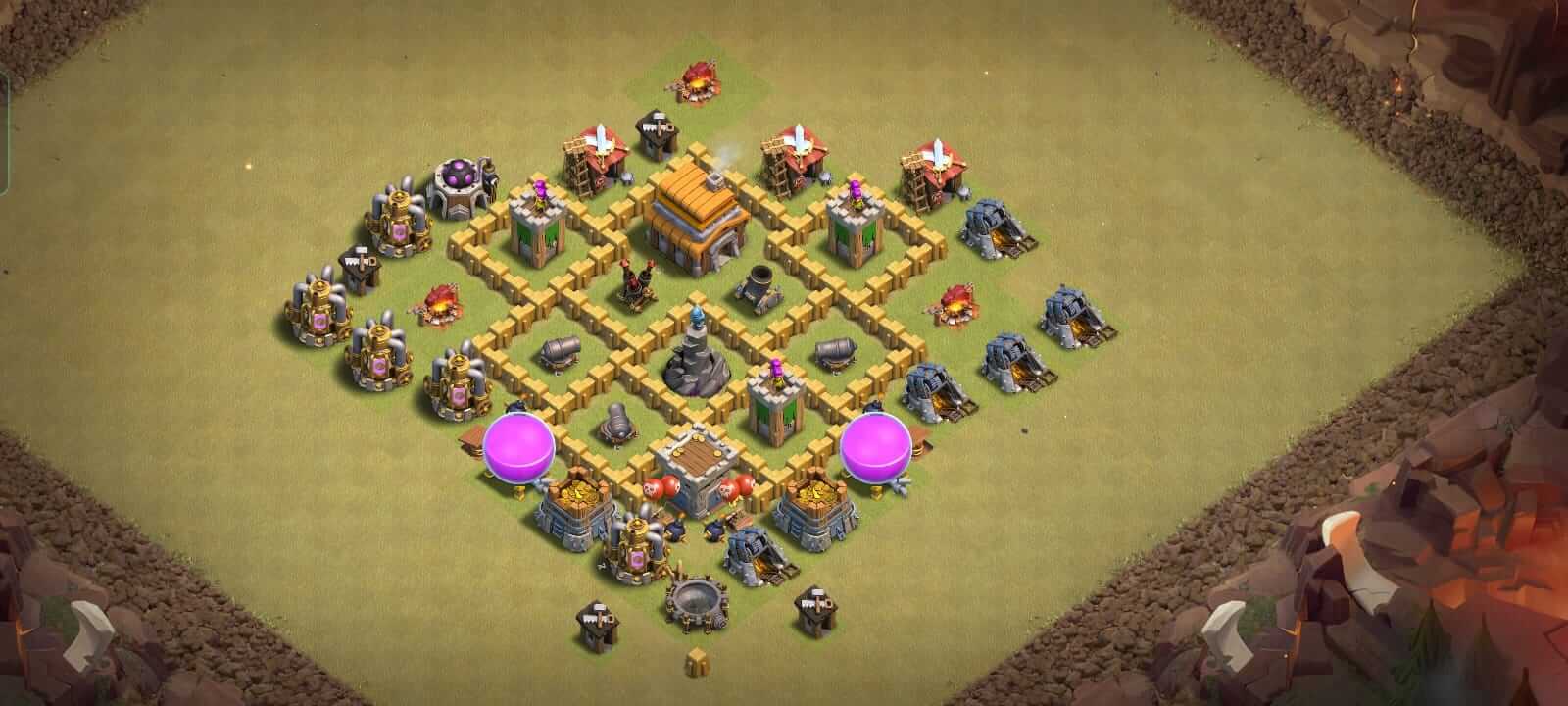 40+ Best Town Hall 5 Base Designs (2025) War, Farming, Hybrid, Trophy ...
