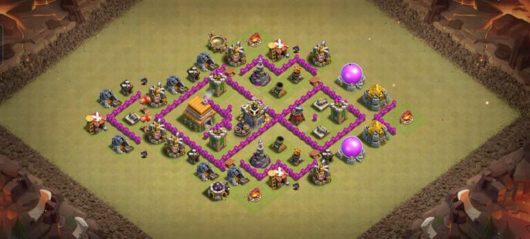 50+ Best Town Hall 6 War Base Designs (2025) TH6 Layouts for Clan Wars ...