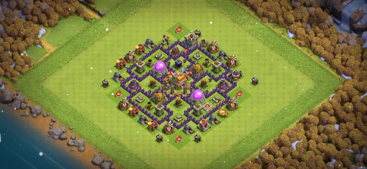 50+ Best TH7 Farming Bases Links (2025) Town Hall 7 Anti Everything ...