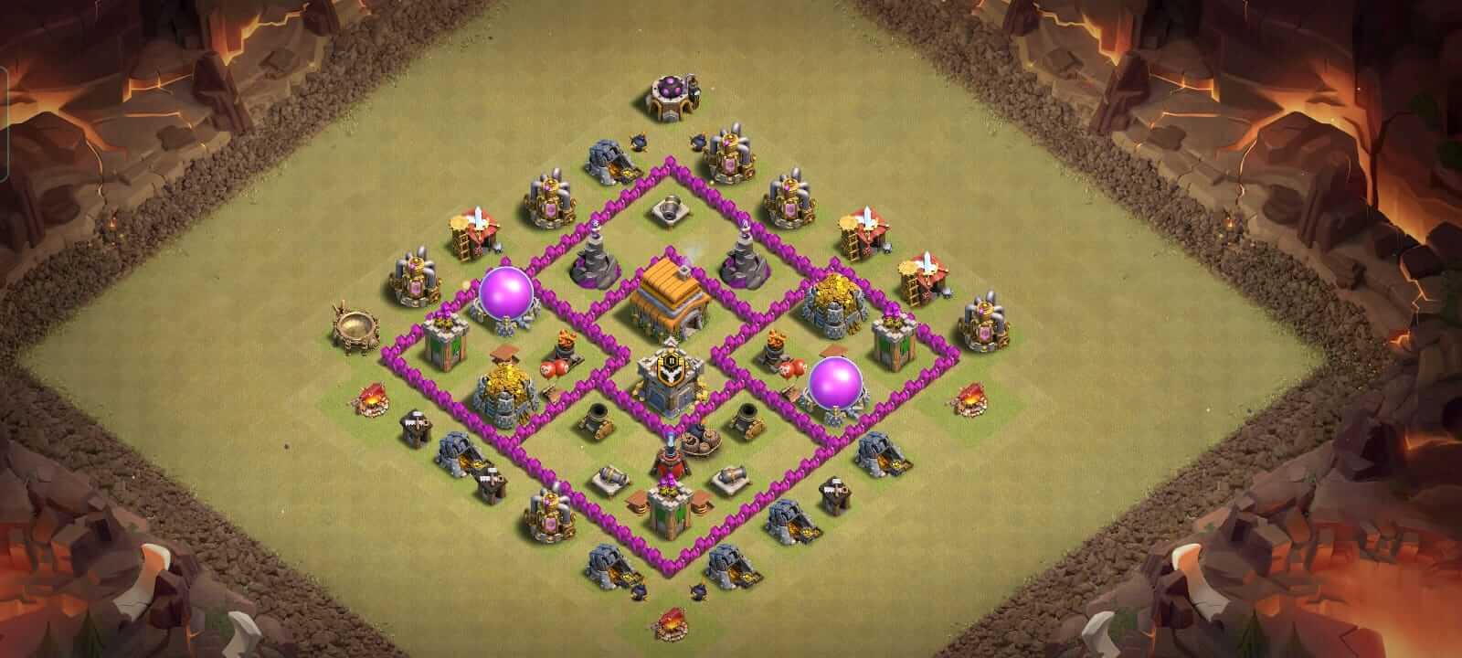 50+ Best Town Hall 6 War Base Designs (2025) TH6 Layouts for Clan Wars Leagues - NewForestSafari