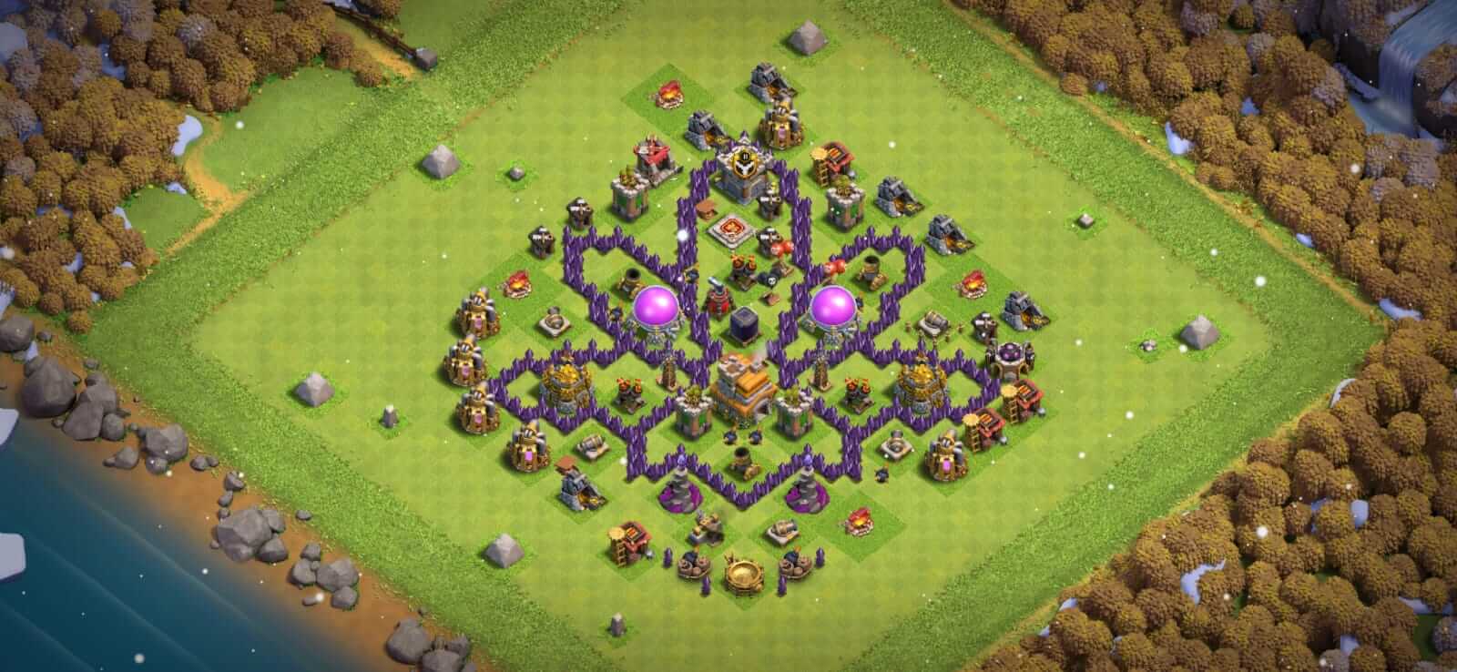 30+ Troll TH7 Funny Bases (2025) Links for Town Hall 7 Designs ...