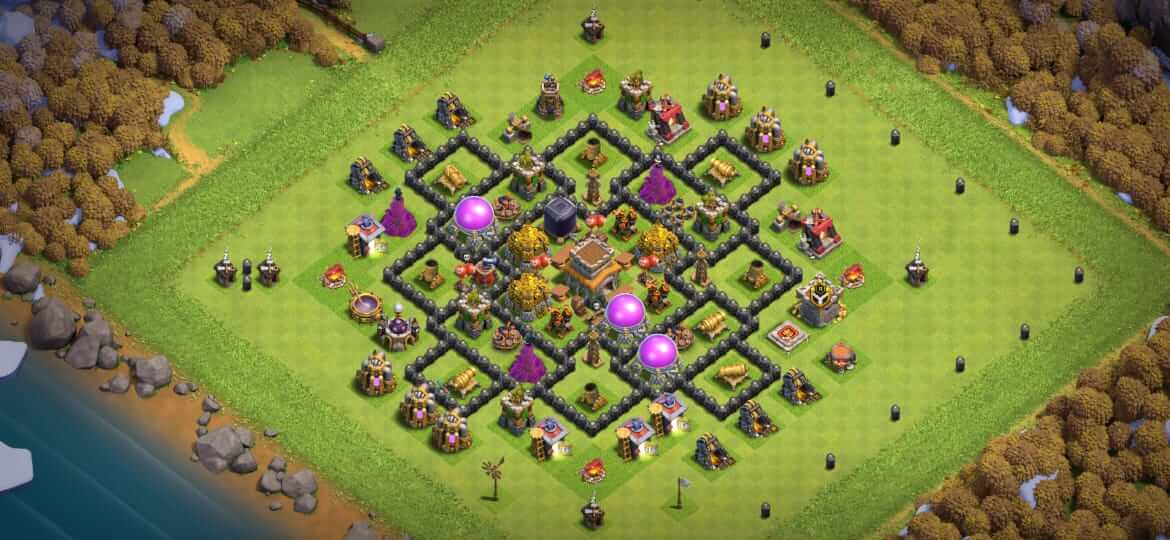 40+ Best TH8 Farming Base Copy Links (2023) Hybrid, Trophy Layouts ...