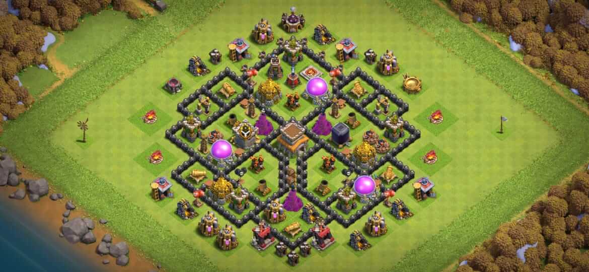 40+ Best TH8 Farming Base Copy Links (2023) Hybrid, Trophy Layouts ...