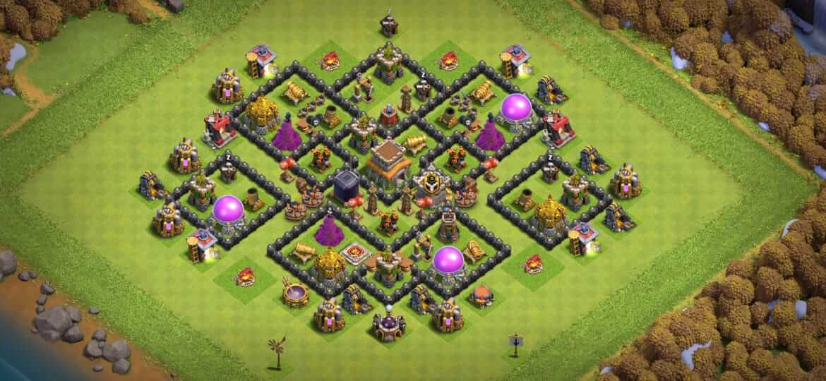 40+ Best TH8 Farming Base Copy Links (2023) Hybrid, Trophy Layouts ...