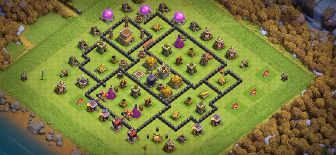 40+ Best TH8 Farming Base Copy Links (2023) Hybrid, Trophy Layouts ...