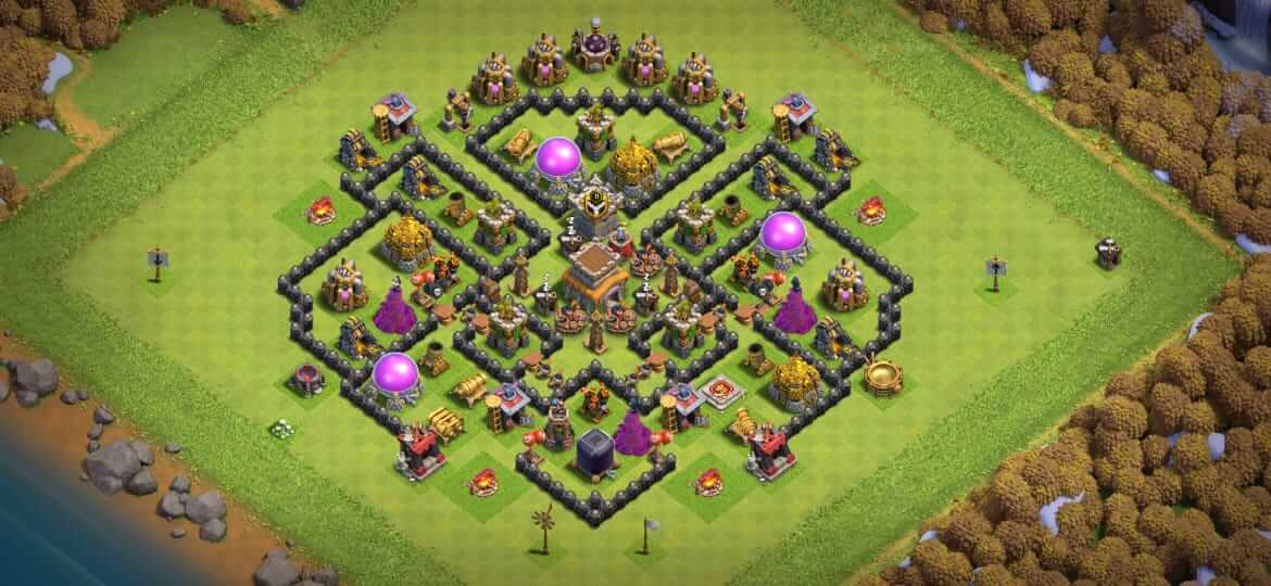 40+ Best Town Hall 8 Defense Base Links (2023) Copy Hybrid, Trophy Anti ...