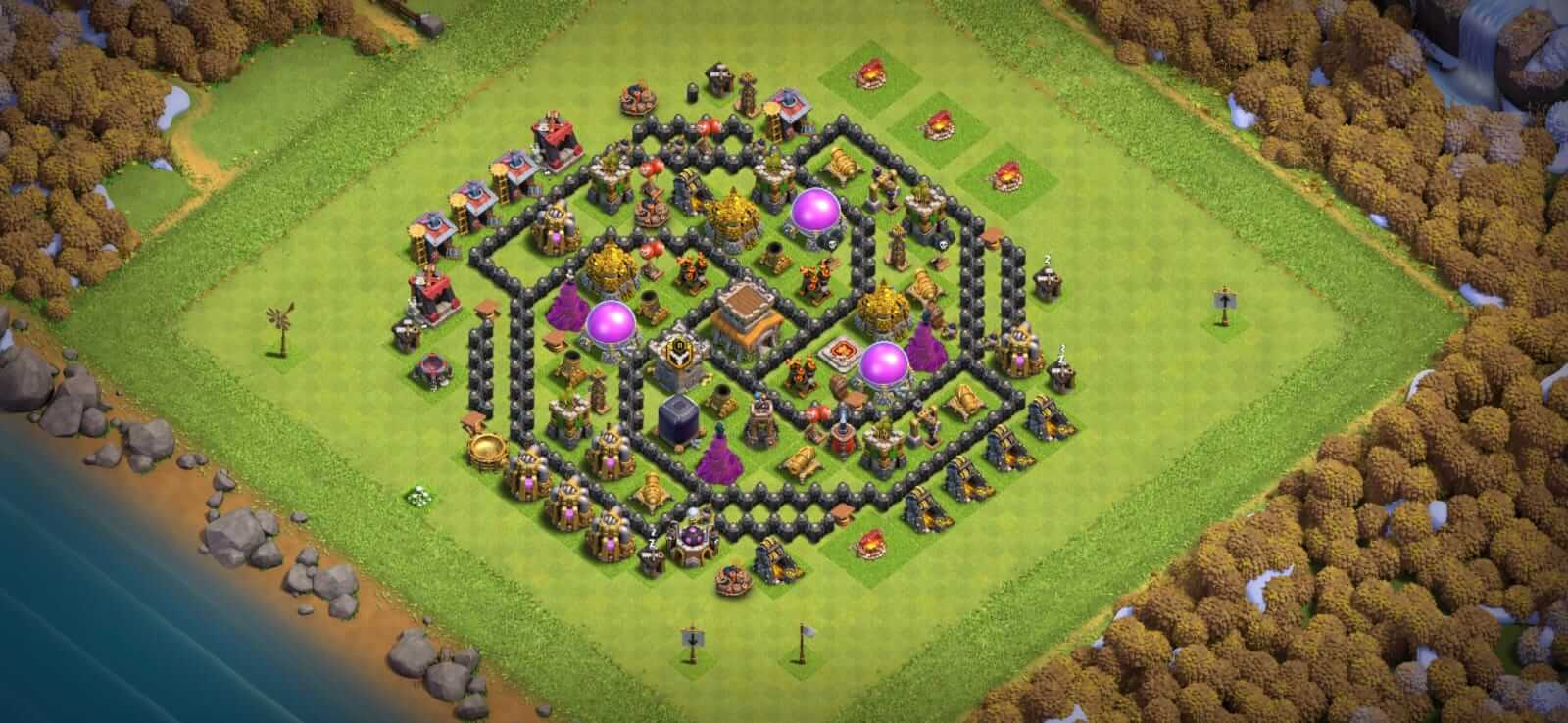 40+ Best Town Hall 8 Defense Base Links (2023) Copy Hybrid, Trophy Anti ...