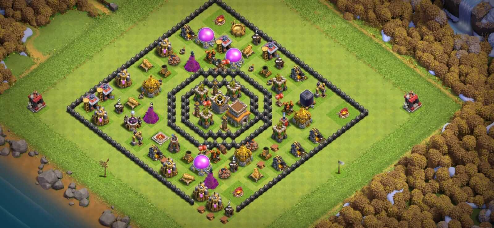 40+ Best TH8 Farming Base Copy Links (2023) Hybrid, Trophy Layouts ...