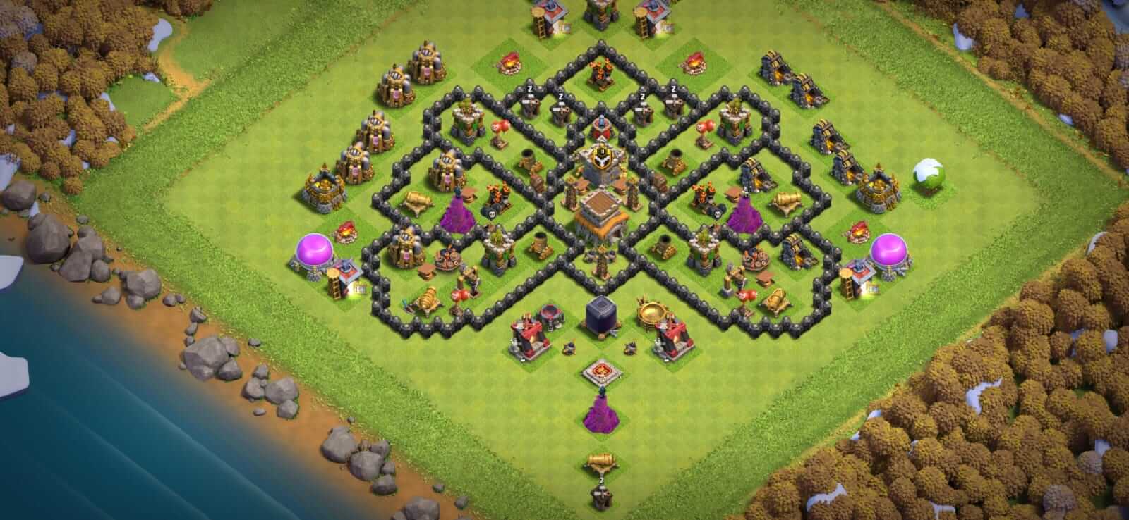 30+ COC TH8 Funny Bases (2025) Copy Link of Troll Layouts and Designs ...