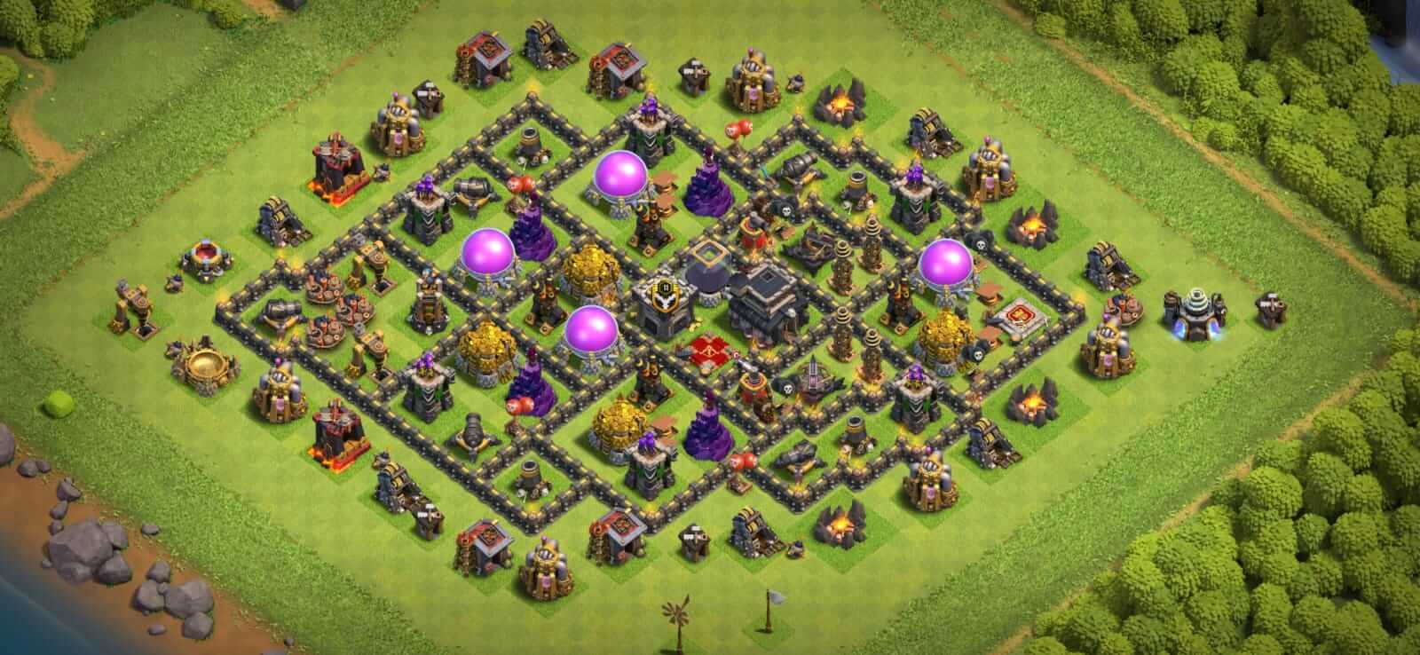 40+ Best TH9 Defense Base Links (2023) Copy Trophy Pushing Layouts ...