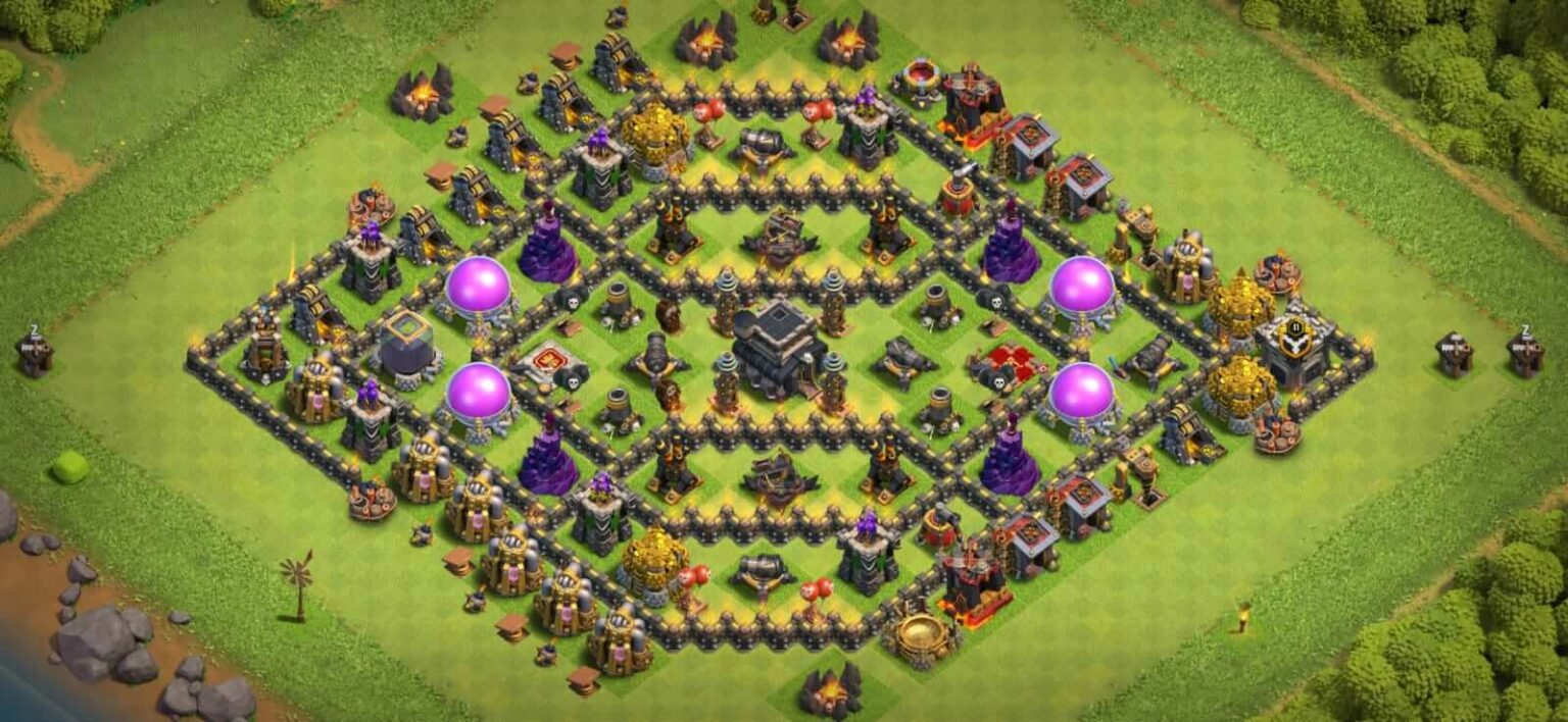 40+ Best TH9 Defense Base Links (2023) Copy Trophy Pushing Layouts ...