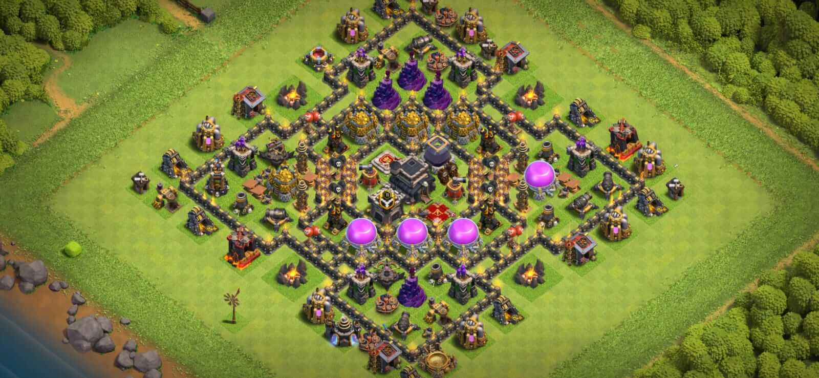 50+ Best TH9 Farming Base Links (2023) Copy Layouts of Anti Everything ...
