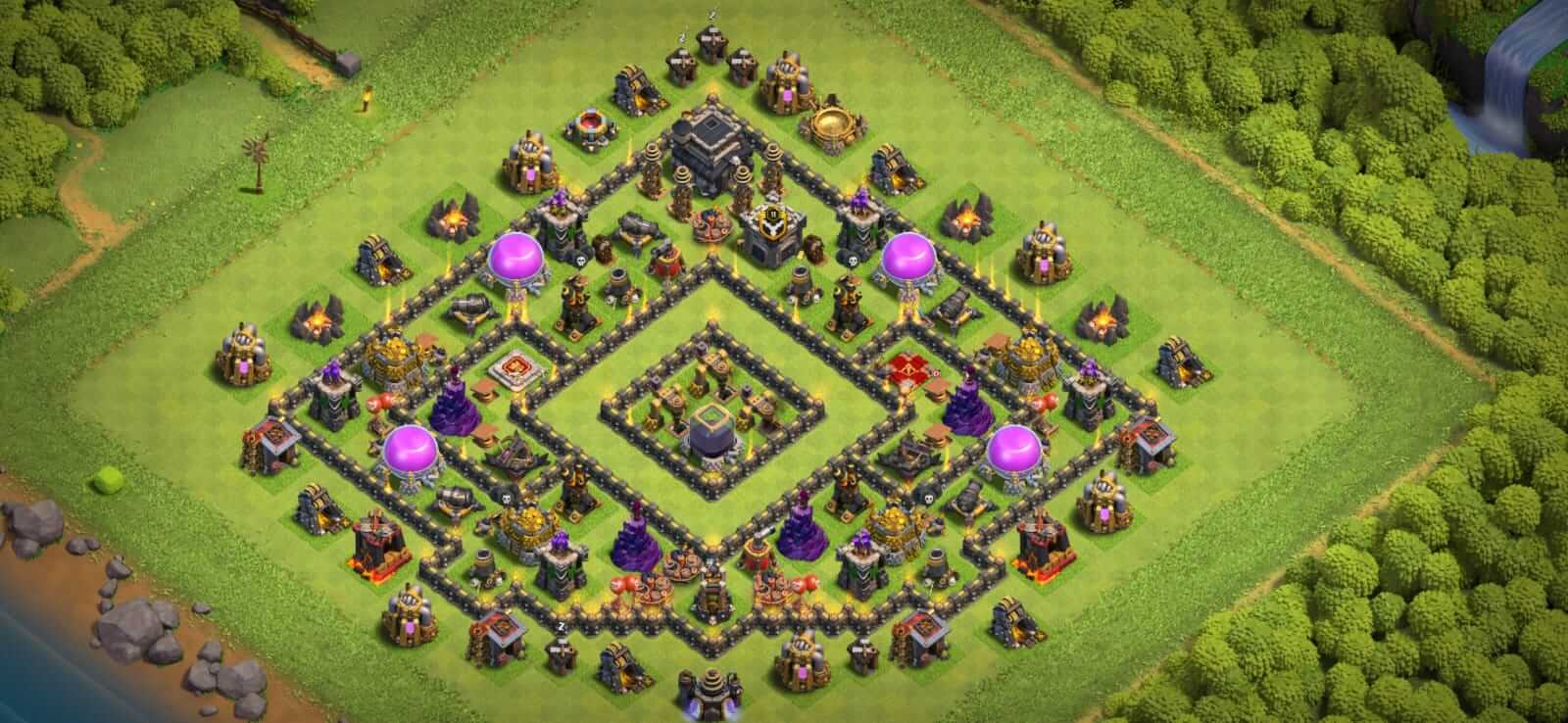 50+ Best TH9 Farming Base Links (2023) Copy Layouts of Anti Everything ...