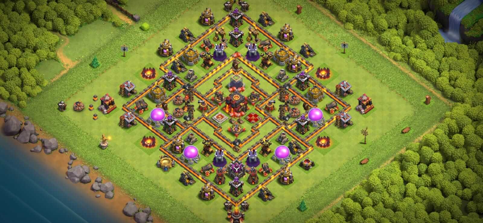 50+ Best TH10 Defense Base Designs (2023) Copy COC Layouts via Links ...