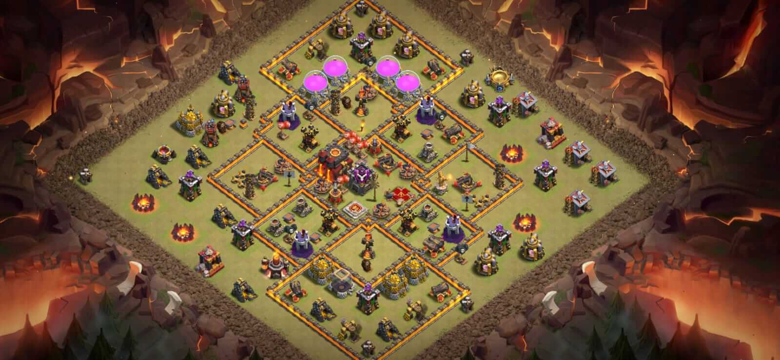 50+ Best TH10 War Base Designs with Links (2023) Copy Anti 3 Star Town Hall 10 Layouts ...