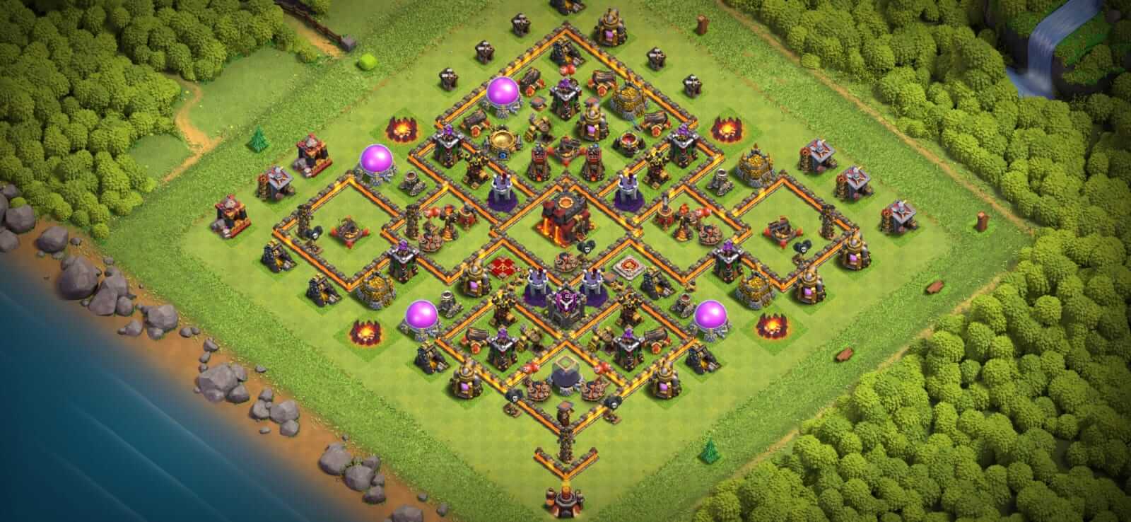 50+ Best TH10 Defense Base Designs (2023) Copy COC Layouts via Links ...