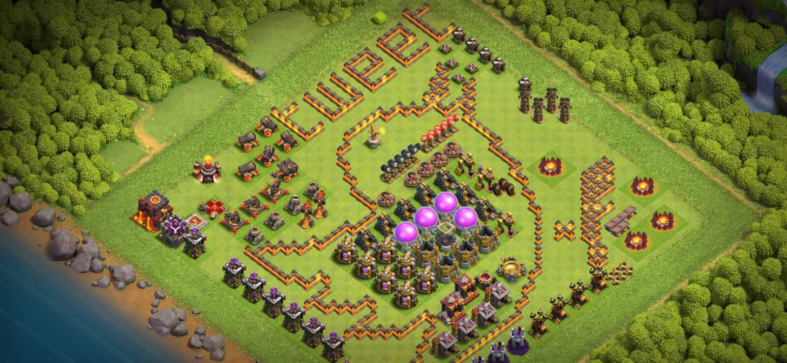 50+ Best TH10 Troll Base Designs With Links (2023) Clash of Clans Funny ...