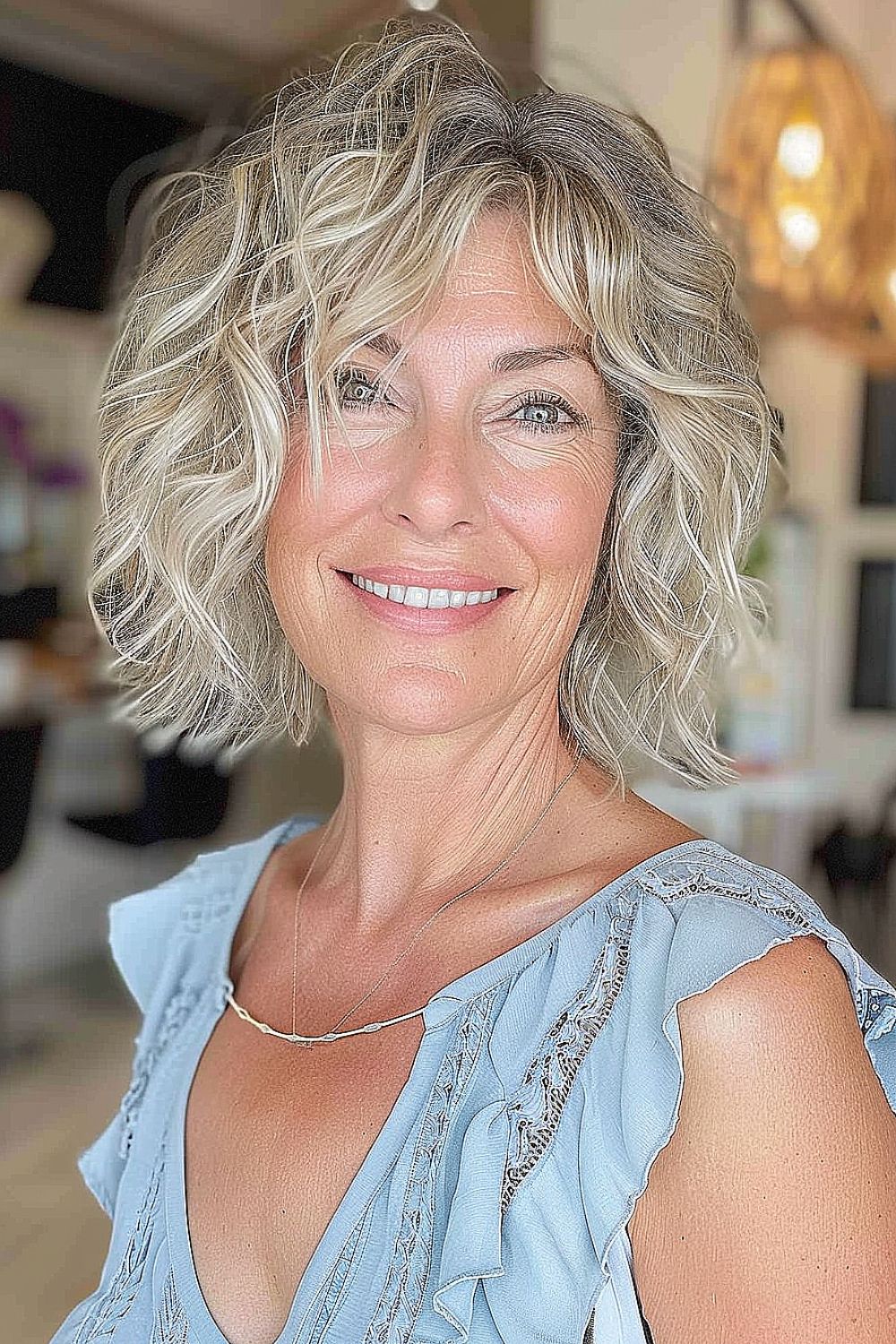 102 Modern Curly Hairstyles for Women Over 50: Stylish Short & Medium ...