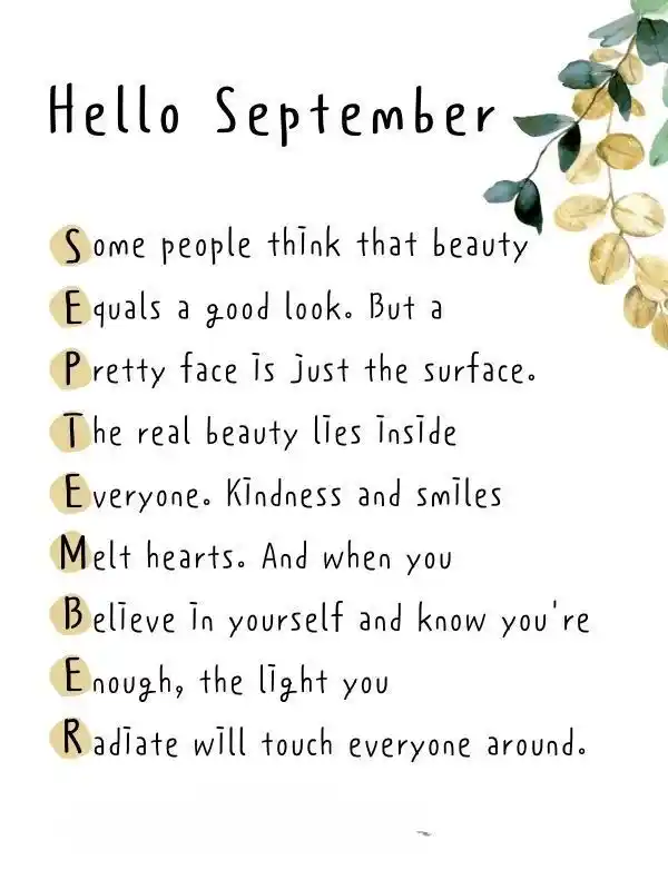 69 Inspiring Hello September Quotes 2025: Welcoming the Month with ...