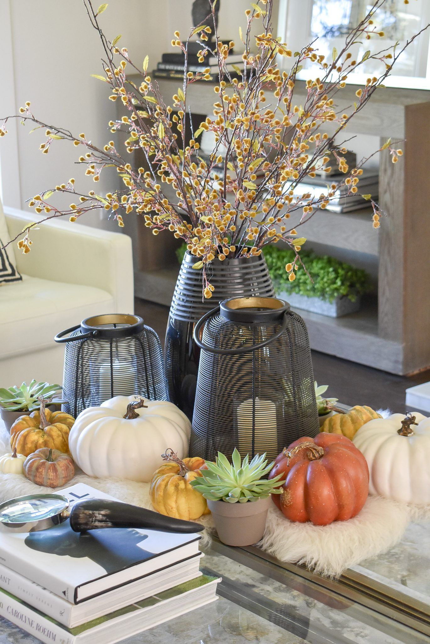 152 Elegant Fall Coffee Table Decor Ideas 2025: Perfect Trays for ...