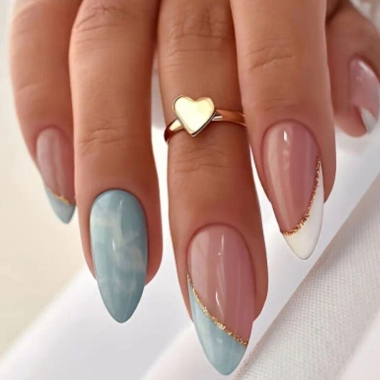 Different Color Pastel Nails: 104 Trendy Ideas for Acrylic, French Tips ...