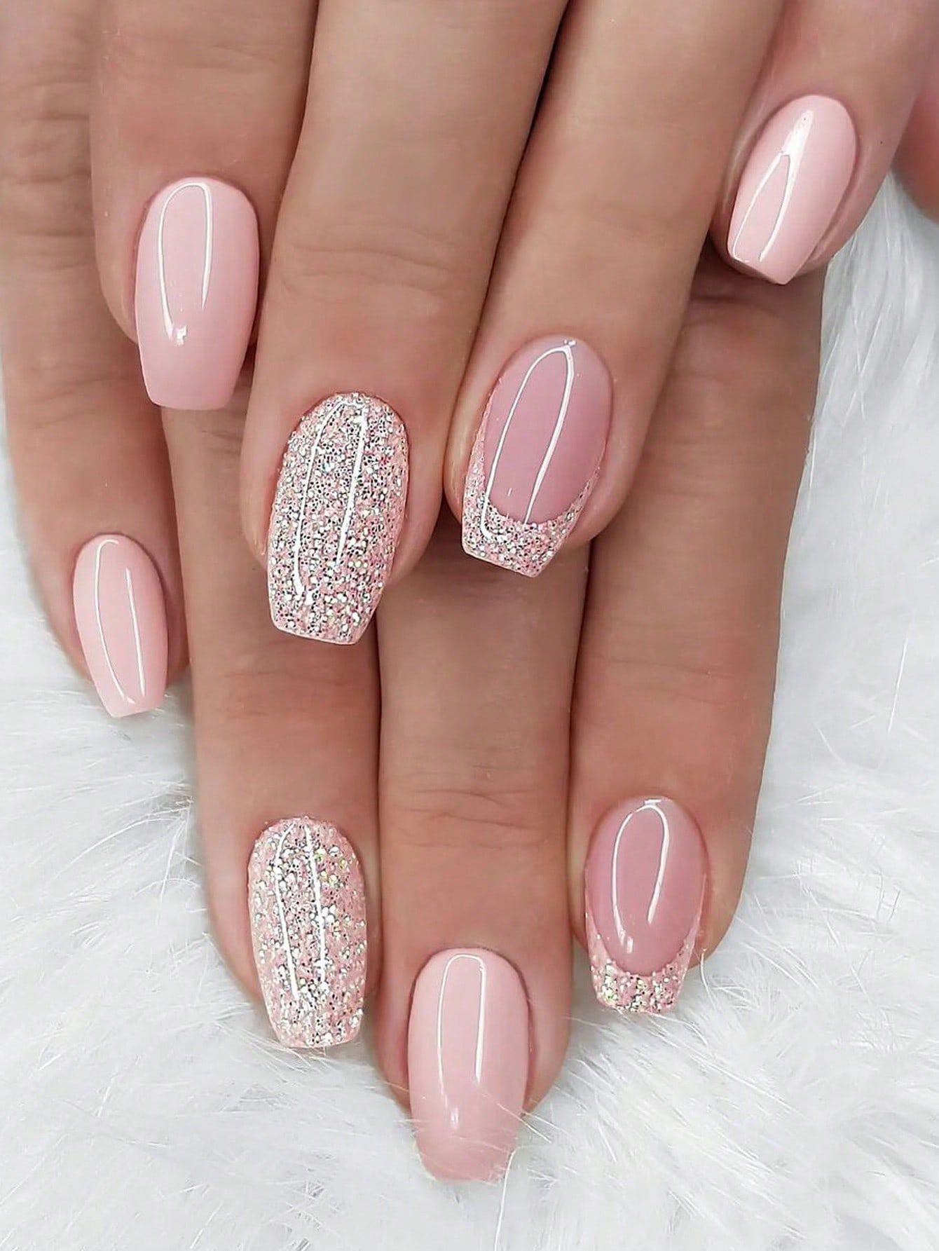 241 Pink Ribbon Nails for Short, Almond, and Coffin Styles ...