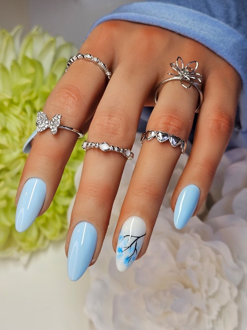94+ Simple Spring Nails Designs – Short, Acrylic, Almond & Classy ...